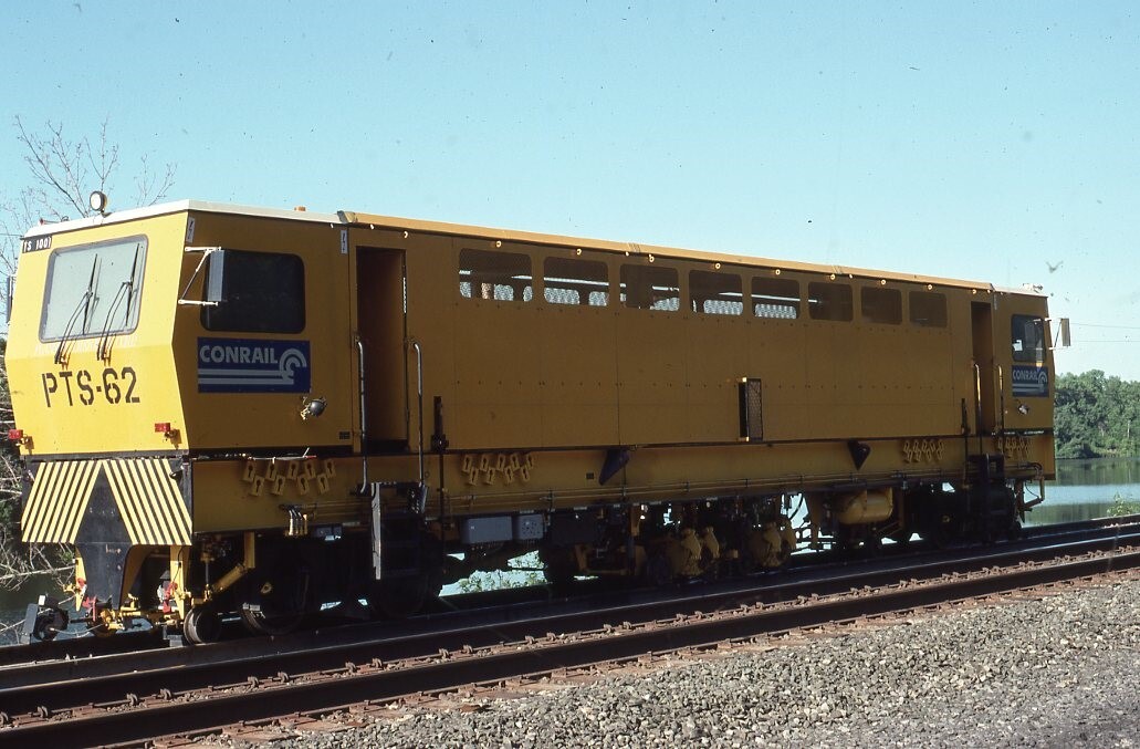 CONRAIL Track Stabilizer Railroad Train TRIBES HILL NY Original 1988 ...