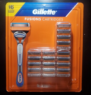 Gillette Fusion 5 Razor Blades Refill Cartridges for Men - 16 Count NEW ...