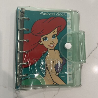 New Vintage Disneys The Little Mermaid Ariel Address Book | eBay