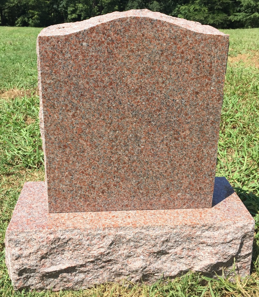 Granite Memorial Headstone Morning Rose Die & Base (5 Options) Cemetery ...