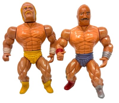 2x Bootleg Wrestler Hulk Sheik WCW 1980 - Wrestler WWE WWF- INKgrafiX ...