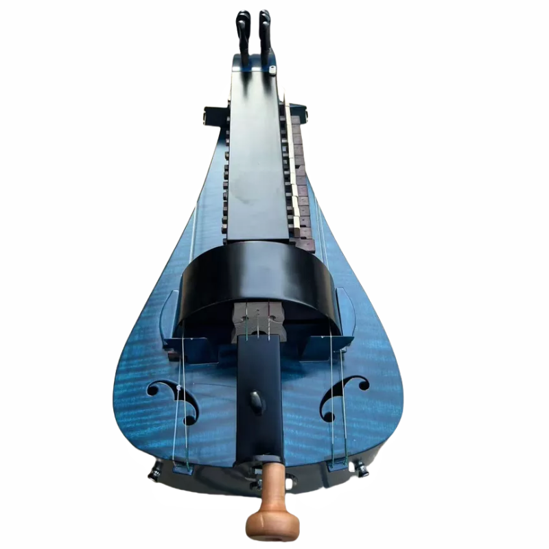 Nice Blue Hurdy-gurdy, 6 strings 24 keys Hurdy Gurdy, pretty drawing ...