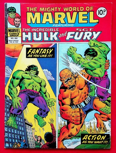 The mighty world of Marvel N° 282 : Hulk - February 22, 1978 ...
