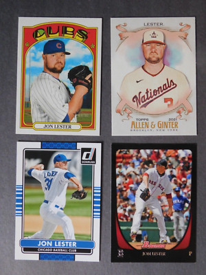 Jon Lester 4 Card Lot | eBay
