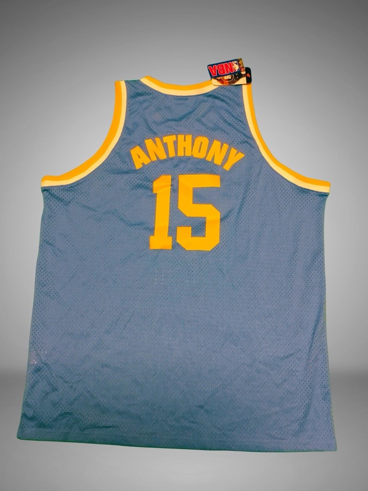 Vintage DENVER NUGGETS CARMELO ANTHONY NIKE JERSEY Sewn 1976 Throwback ...