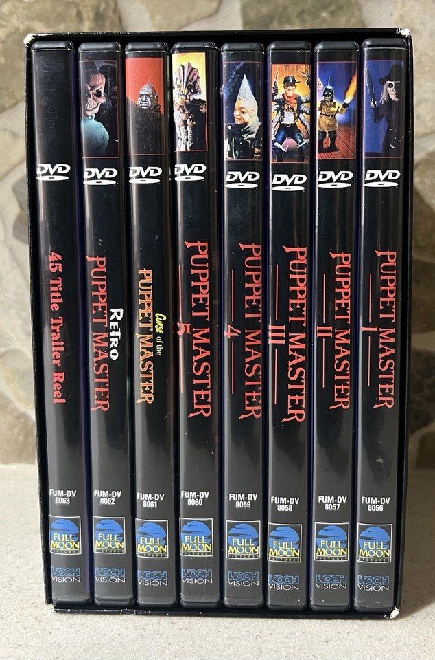 Puppet Master 8-DVD Box Set Collection Full Moon/Koch Vision ...