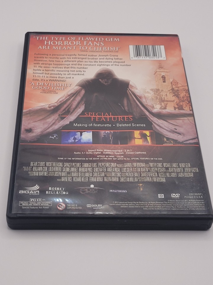 Horror DVDs Thriller Slasher Cult Scary Gory Movies **You Pick** **Read ...