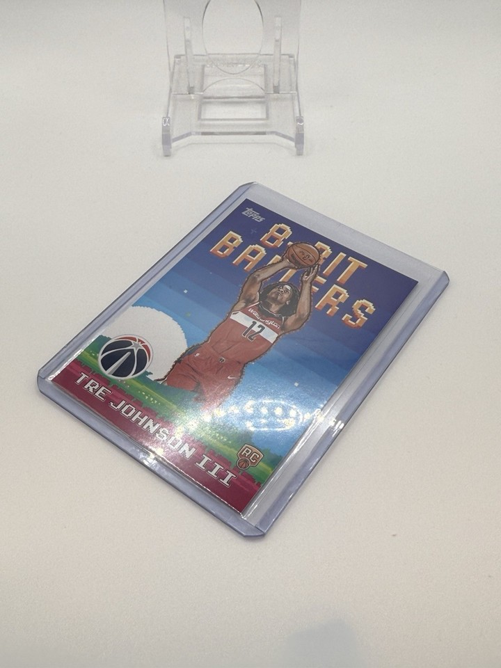 2025-26 Topps Basketball 8-Bit Ballers #8B-36 Tre Johnson III RC ...