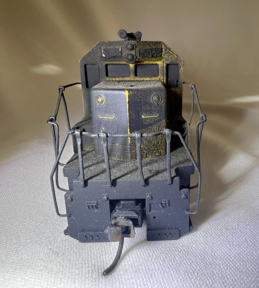 Vintage HO Scale Weathered Santa Fe Diesel Engine #5036 Dummy | eBay