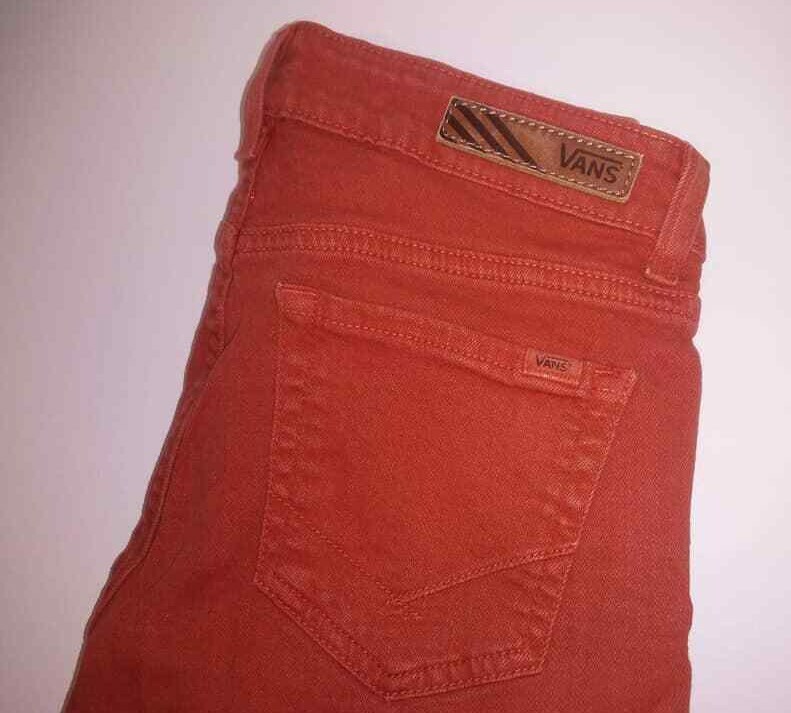 Vans Women's Jeans Burnt Orange Skinny Gold Ankle Zip Size US 5 Slim ...