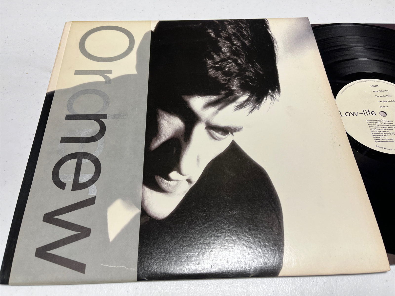 New Order - Low-life Vinyl Record 1985 Qwest Pressing 1-25289 | eBay