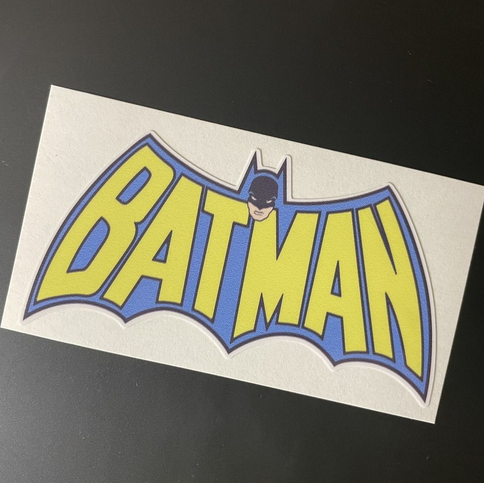 pair (x2)retro batman logo Vinyl Decal Truck Car Sticker Laptop Window ...