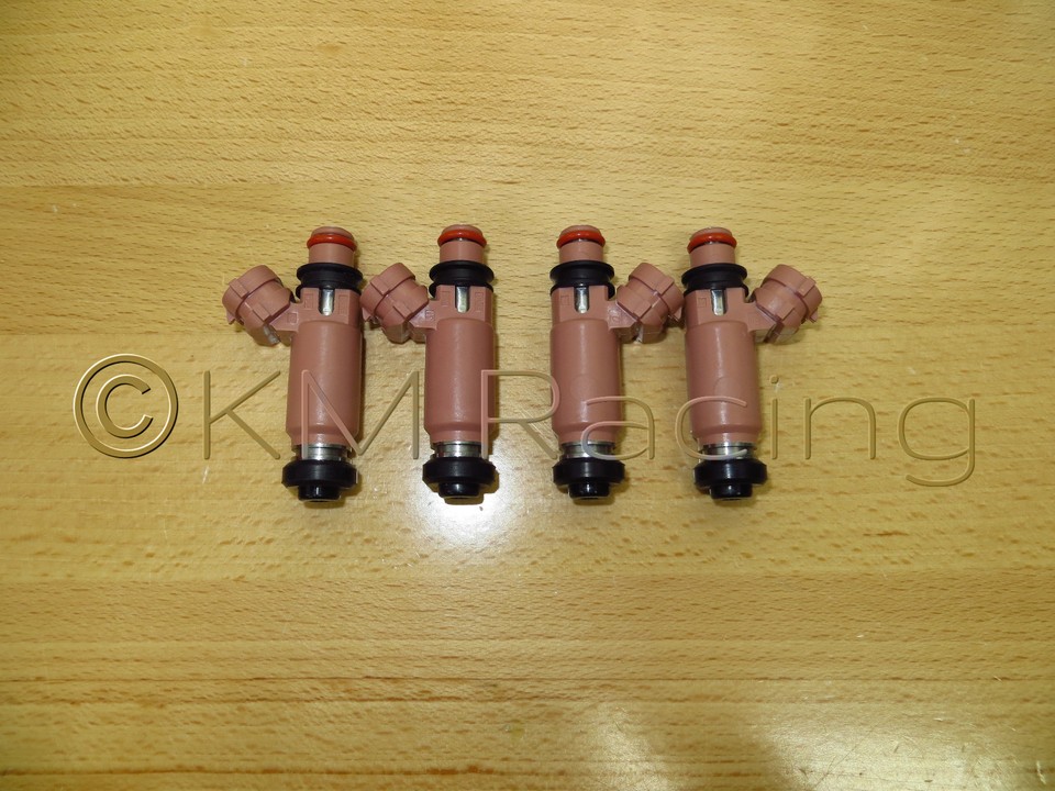 4x New STI Pink 565cc Fuel Injectors 195500-3910 for Subaru | eBay