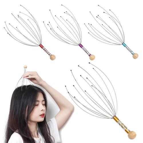 Healing Pain Relief Octopus Head Neck Body Massage Scalp Stress ...