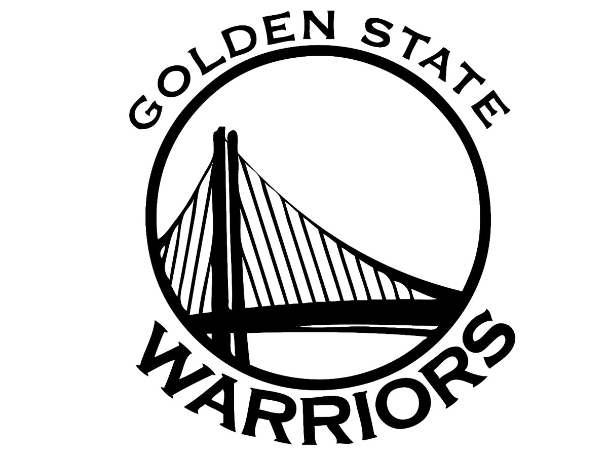 Golden State Warriors Logo Black And White