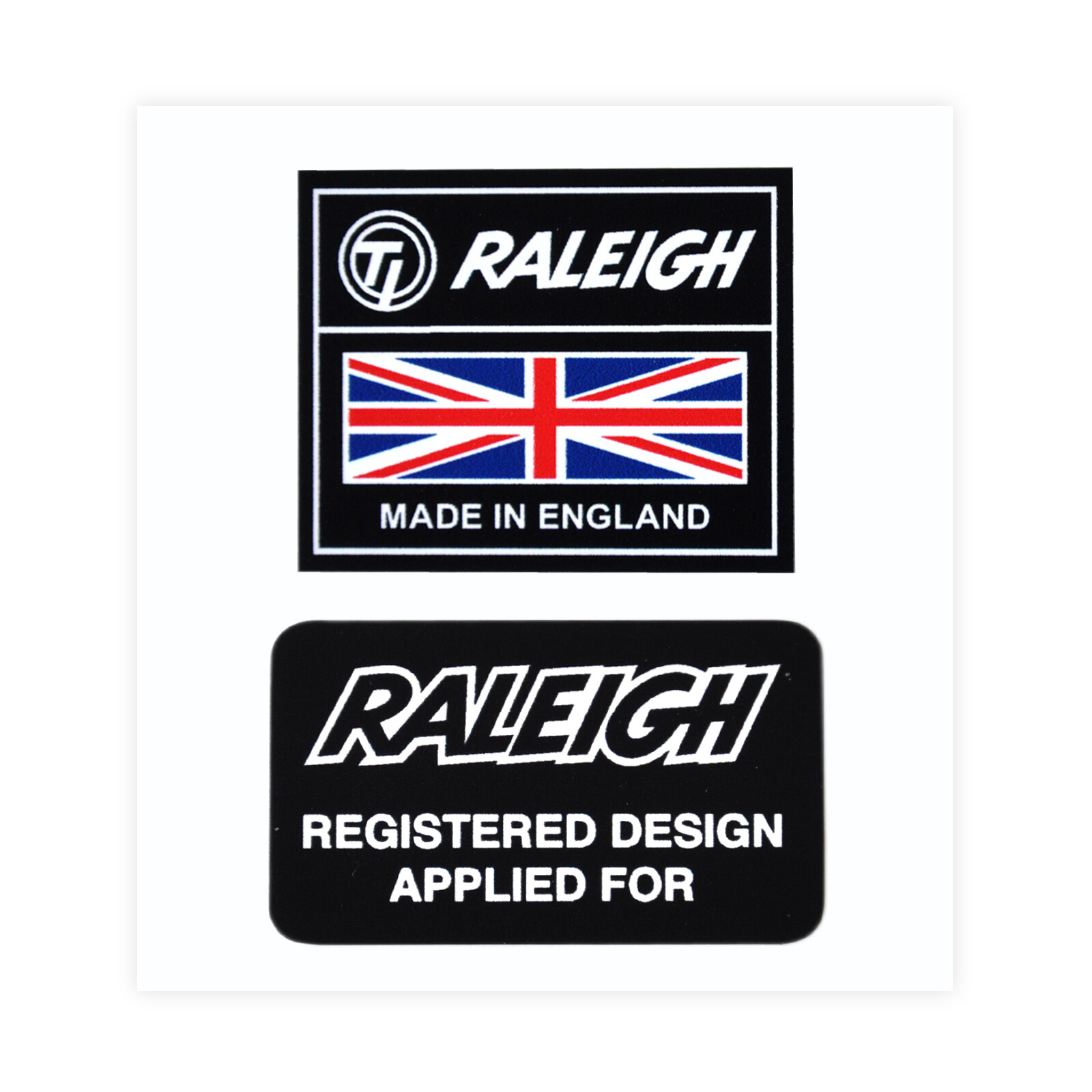 TI Raleigh Made in England & Reg Design Decals Sticker Raleigh Chopper ...