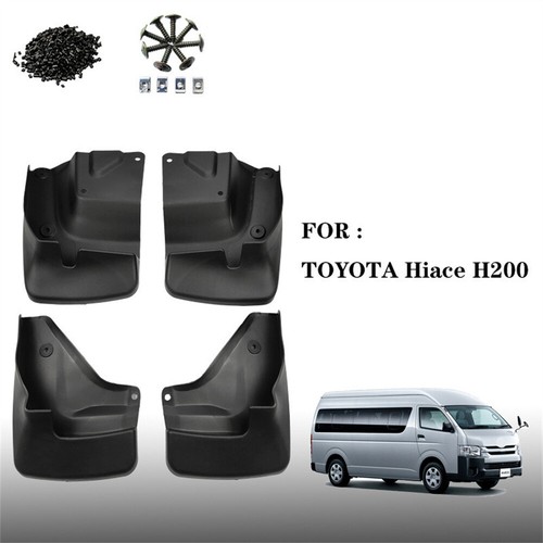 4Pcs Front & Rear Splash Guard Mud Flaps For Toyota Hiace H200 Series ...