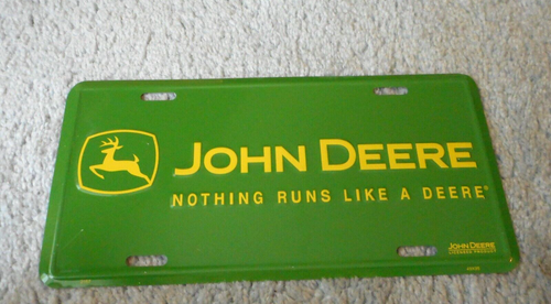 Collectible Licensed John Deere Nothing Runs License Plate | eBay