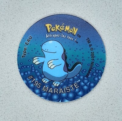 Pog Pokémon 62 Maraiste Nintendo Pogs Kini Kinis Slammers Caps Cap ...