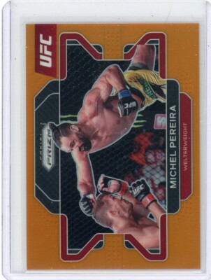 2022 Prizm UFC Orange /99 MICHEL PEREIRA No. 18! | eBay