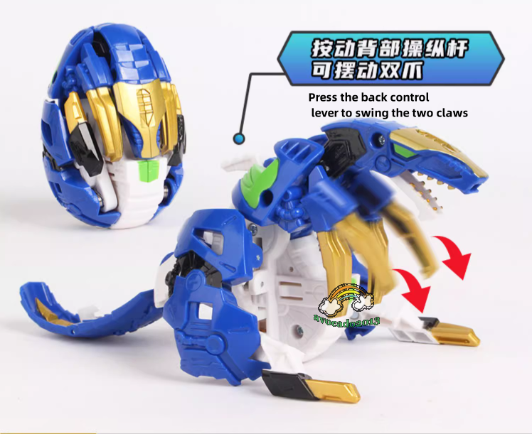 Hello Carbot Raptorkoong Velociraptor Dinosaur Egg Transforming Robot ...