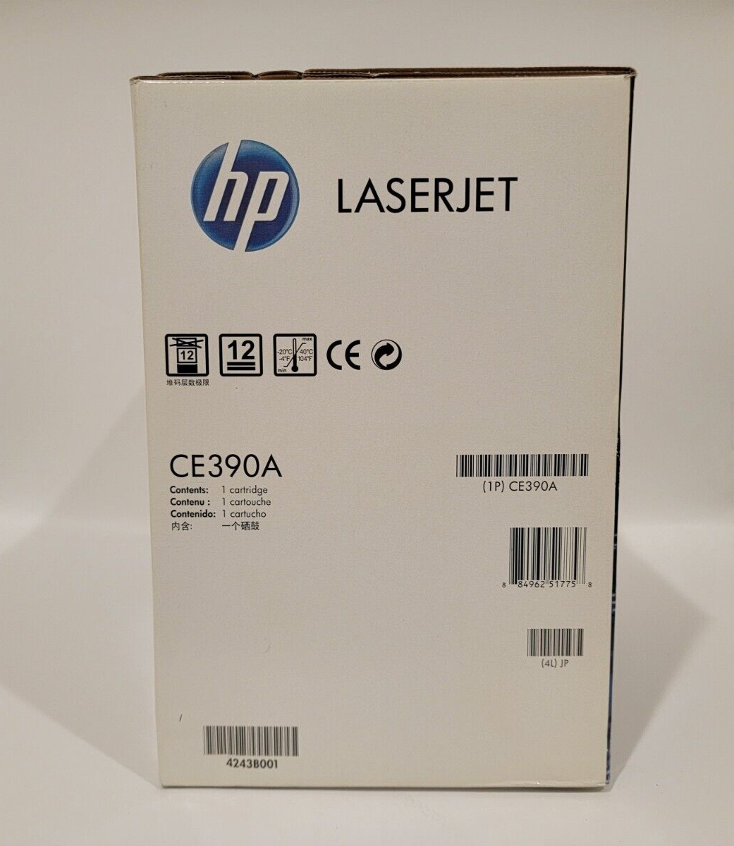 HP #90A Black LaserJet Toner Cartridge (CE390A), Exp. 2020 | eBay