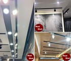 LED Ceiling Side Light Adjustable Picture Project Lamp 2-lineTrack Rail ...