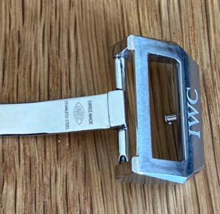 IWC STAINLESS STEEL Deployment Folding Clasp Buckle 18mm | eBay