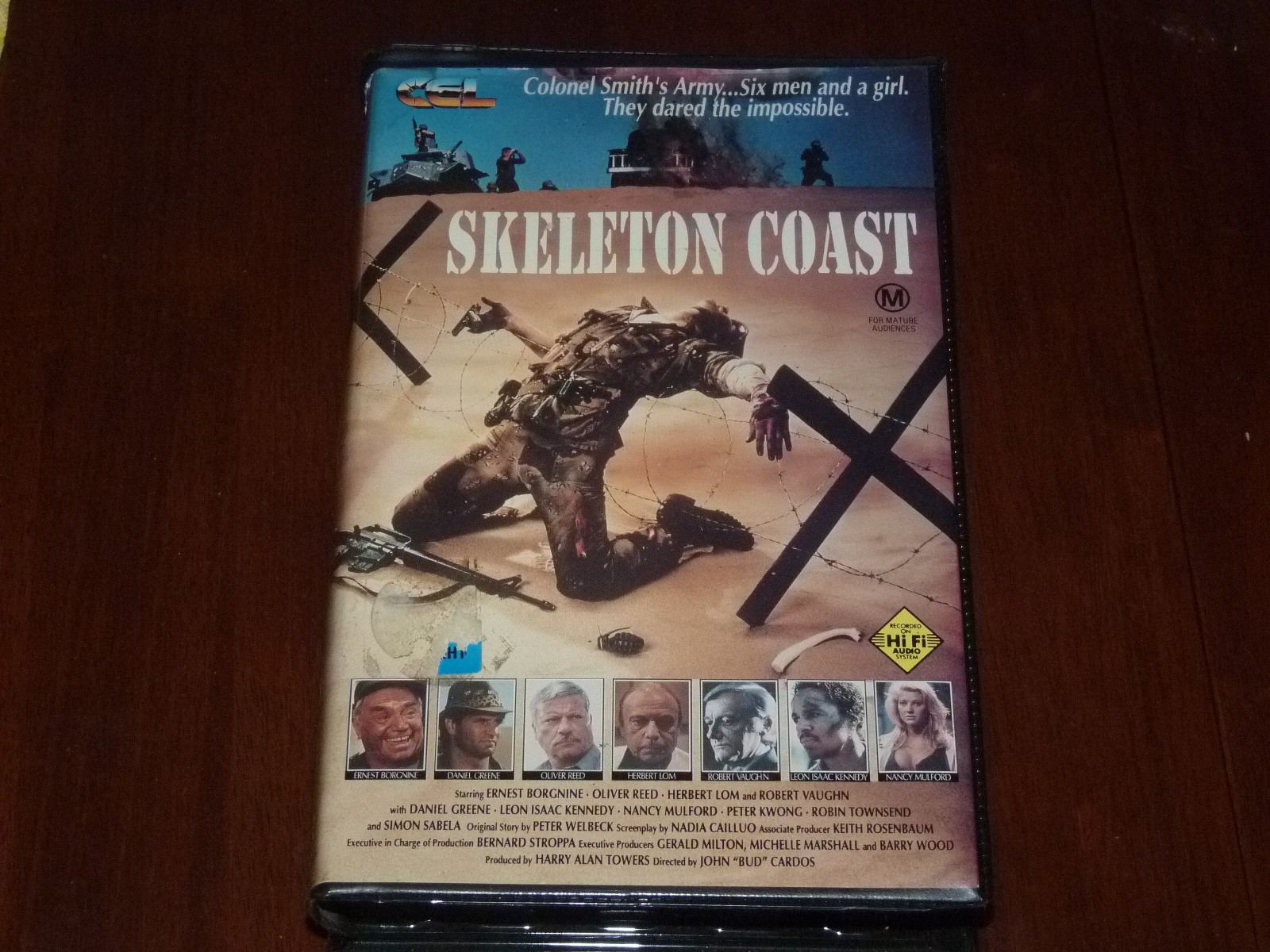 Skeleton Coast VHS 1980's Action CEL Home Video | eBay