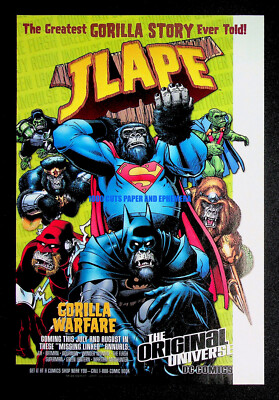 JLAPE Justice League Ape DC Comics 1999 Trade Print Magazine Ad Poster ...