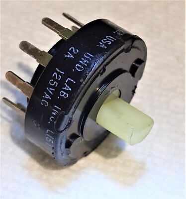 Rotary - 2 Pole 5 Position Rotary Switch