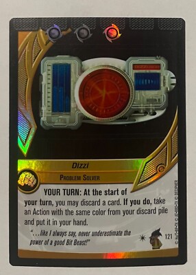 2003 BEYBLADE V-FORCE TCG "COLLISION" ULTRA RARE DIZZI FOIL CARD | eBay