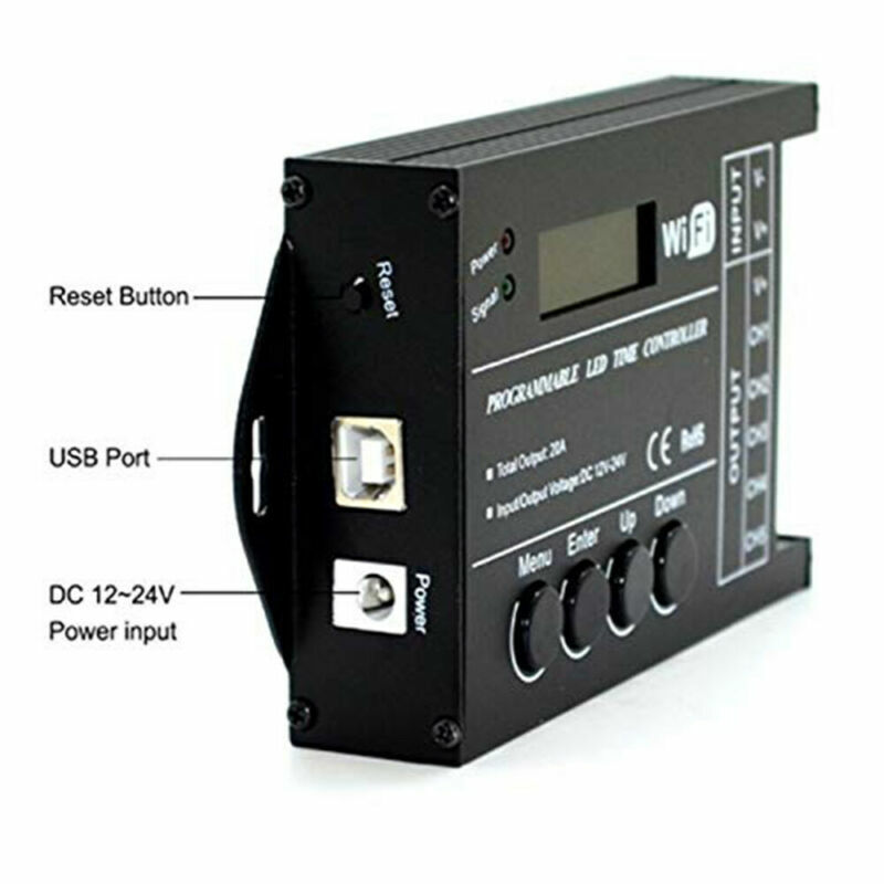 TC420 TC421 TC423 Time Programable RGB LED Controller Dimmer DC12V/24V ...
