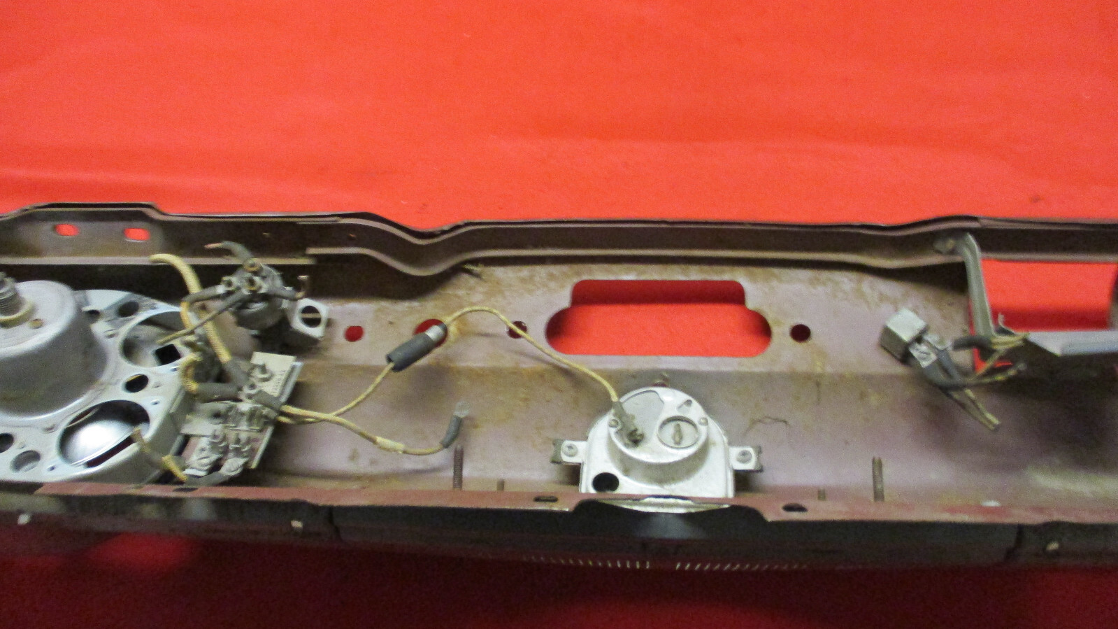 1949-1950 Ford Shoebox Dash Panel Cluster Clock Speedometer Meteor ...