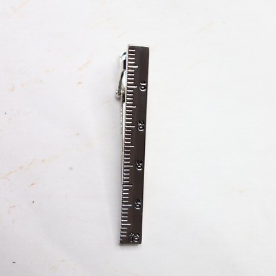 Ruler Designer Teacher Tie Clip Conversational Novelty Menâ s Fashion ...