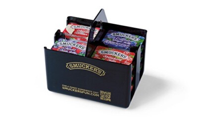 SMUCKERS FUN 4-SECTION SHORT JELLY CADDY | eBay