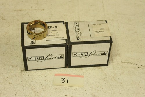 Two Delta Select Brilliance Brass Plain Rings HK61-BB | eBay
