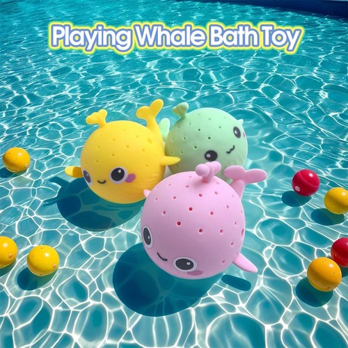 Baby Bath Toys ,Sponge Water Absorbing Whale Squeezing ,Summer Swimming ...