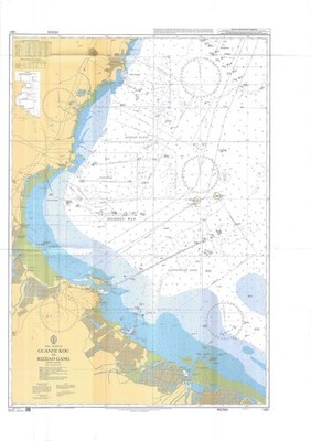 1201 China Huang Hai Guanhe Kou Rizhao Gang Chart Maritime Marine Wall ...
