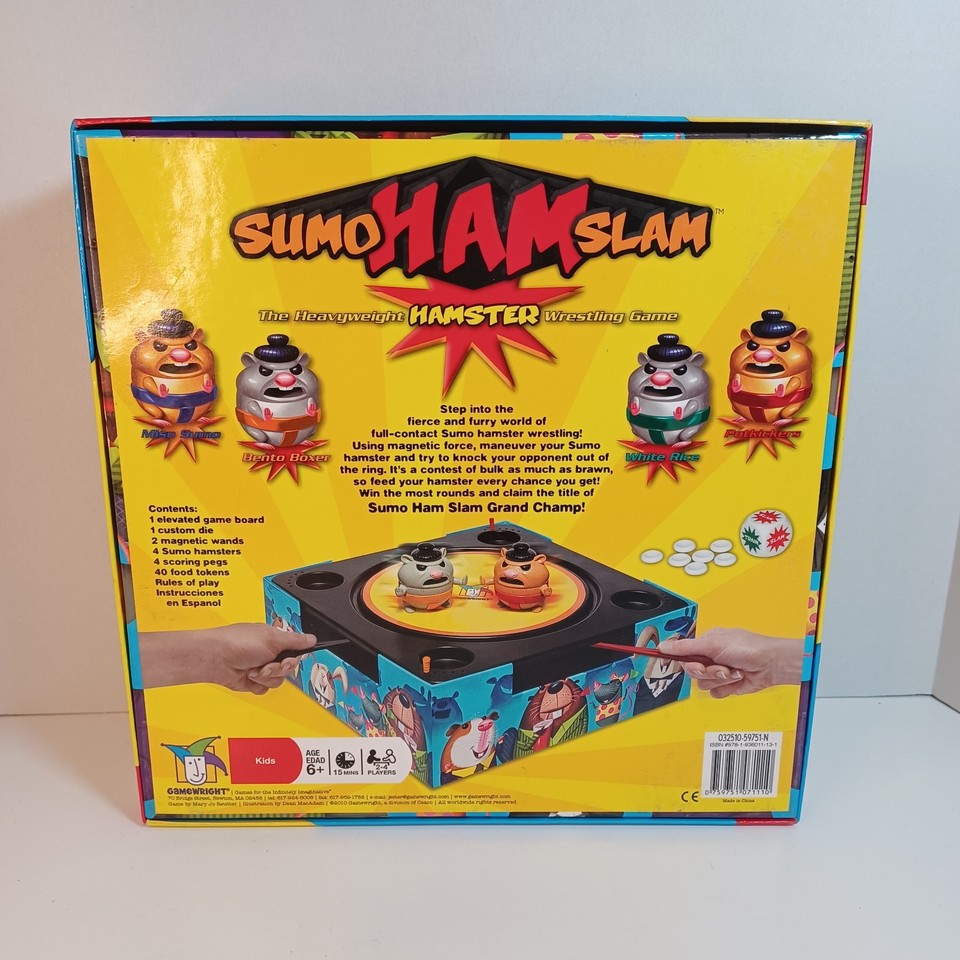 Sumo Ham Slam Board Game 2010 Wrestling Gamewright | eBay