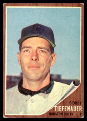 1962 Topps Bobby Tiefenauer #227 Houston Colt .45s Baseball Card | eBay