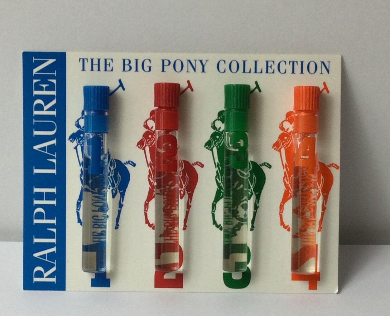 Ralph Lauren Eau de Toilette Sample Vial , The Big Pony Collection, 4 ...