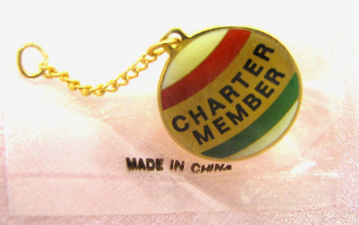 CHARTER MEMBER Ornament Pin / Hallmark Local Collector Clubs Attach to ...