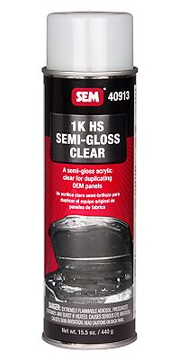 SEM 40913 1K High Solids Semi Gloss Clear Coat Aerosol Spray Paint | eBay