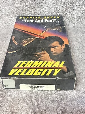 Terminal Velocity (VHS, 1995) Charlie Sheen -- Rare Brand New ...