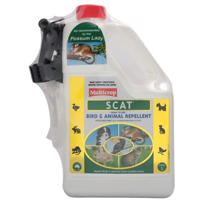2Litre SCAT Dog Cat Birds Rats Possum Spray Repel Repellent Deterrent ...