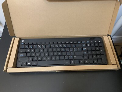 Black HP KG-1450 Wireless Keyboard - No Dongle or Mouse | eBay