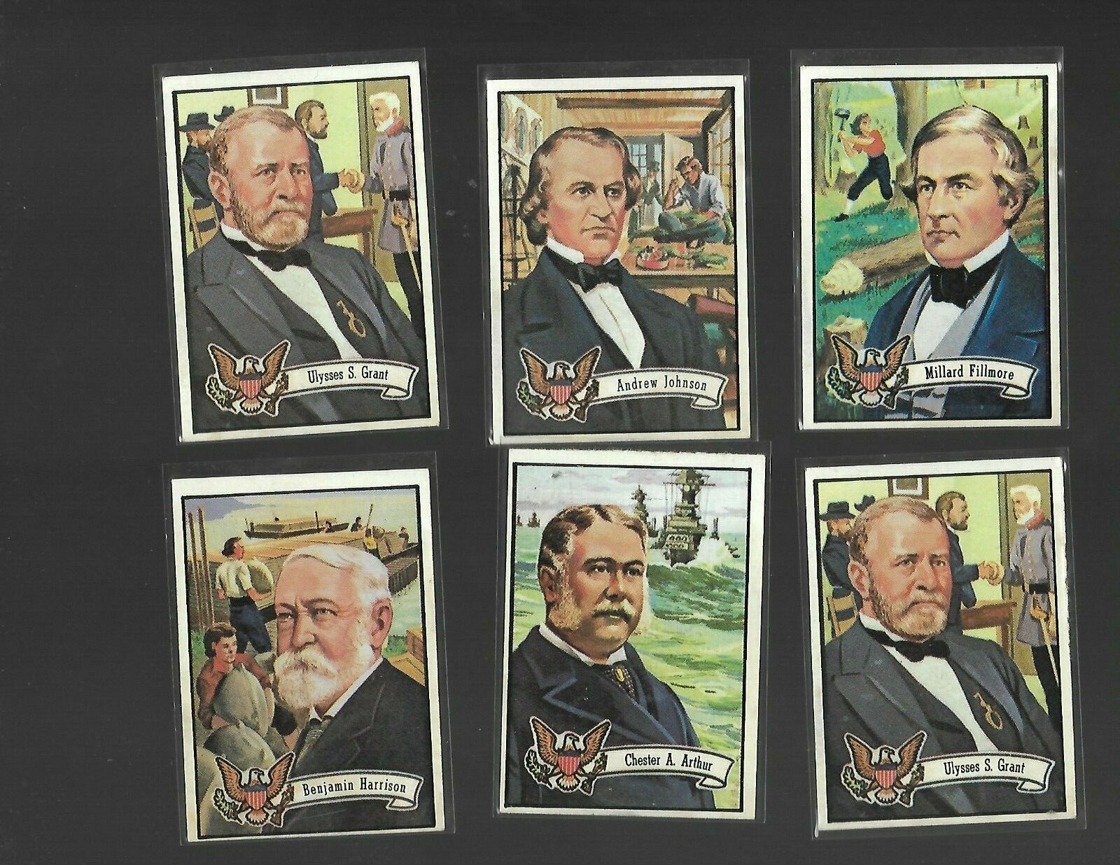 1972 Topps US Presidents Card Lot 22 Cards w/ WASHINGTON Jefferson ...