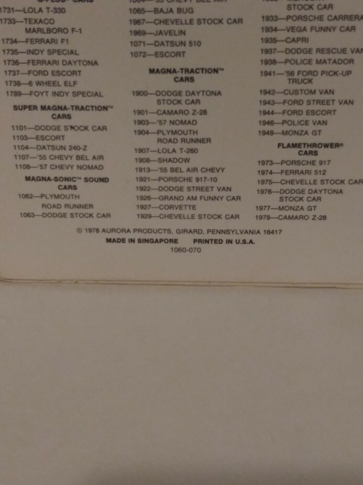 AFX RARE AMX JAVELINS HO Slot Car VINTAGE RARE MAGNA SONIC NOS MOC SRT ...