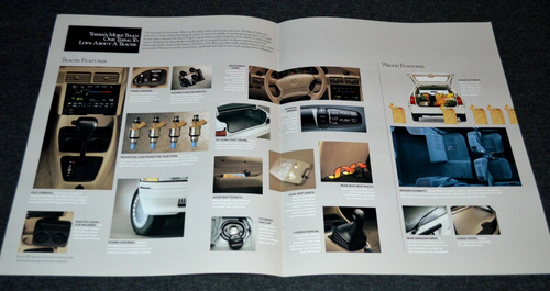 1995 MERCURY TRACER FEATURE OPTIONS ORIGINAL DEALER FOLDOUT POSTER ...